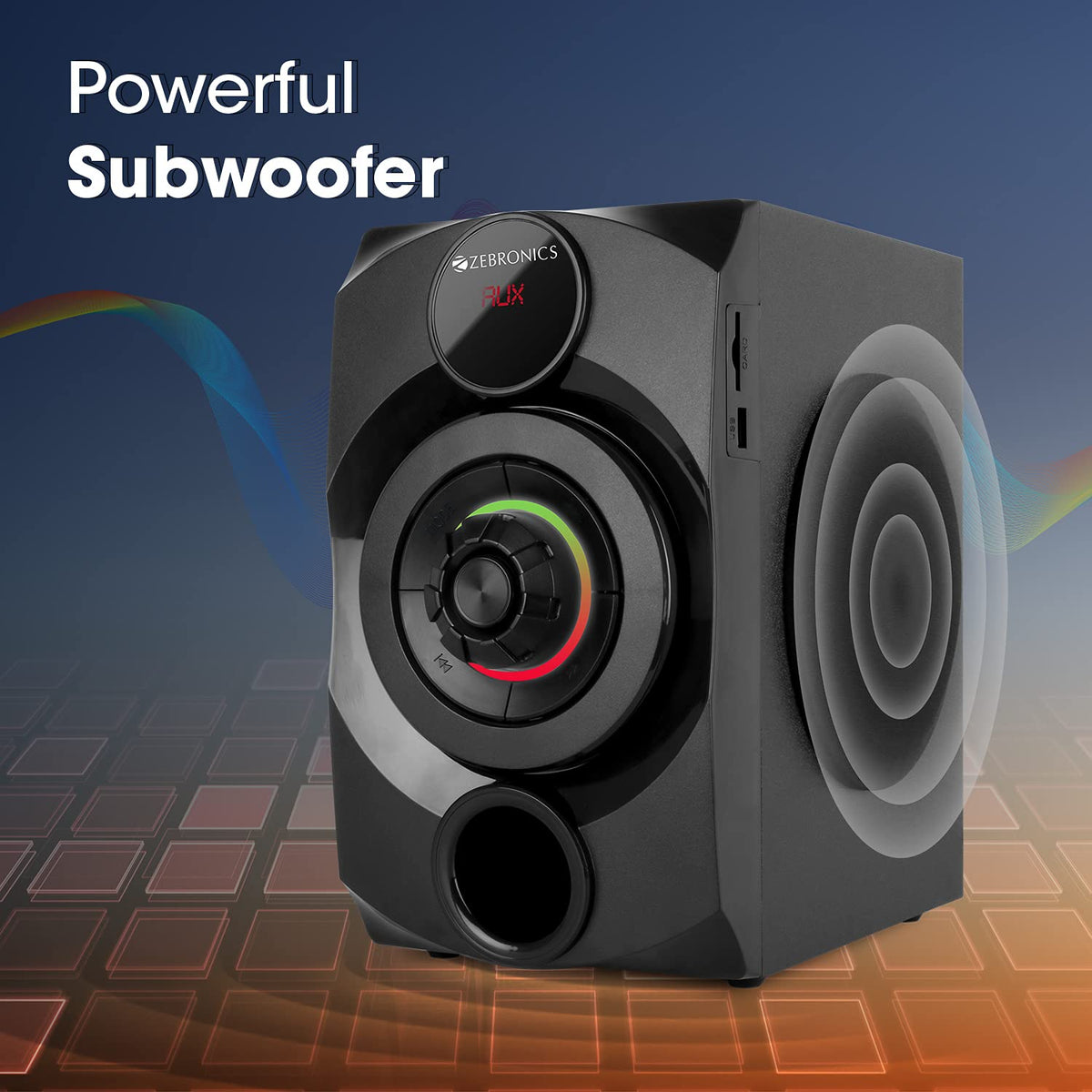 Zebronics ZEB-ALPINE Wireless Bluetooth Multimedia Speaker With Suppor ...